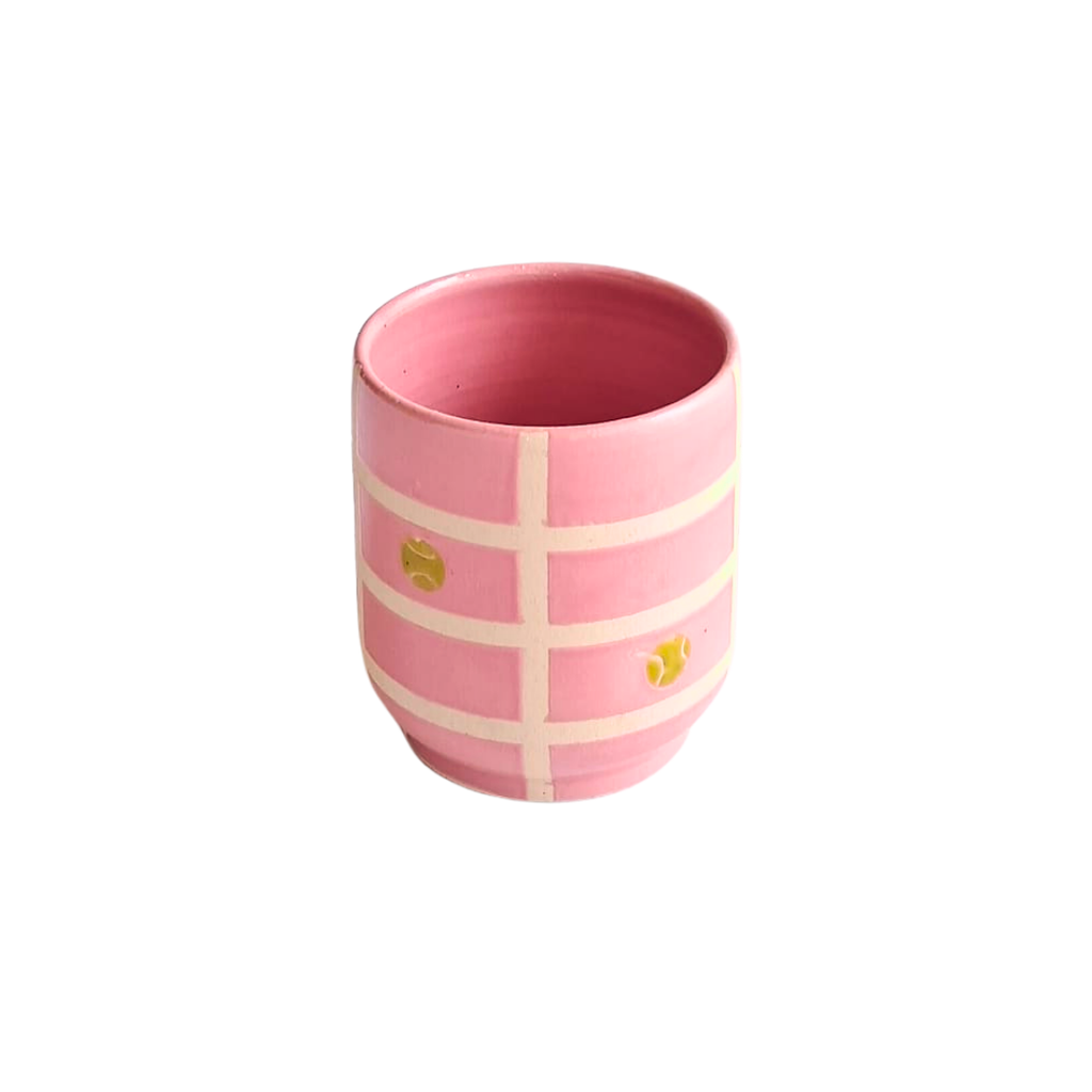 Touche SHop l Hoxton & Tate Ceramics: Padel Ball Mugs Pink – Touche Shop